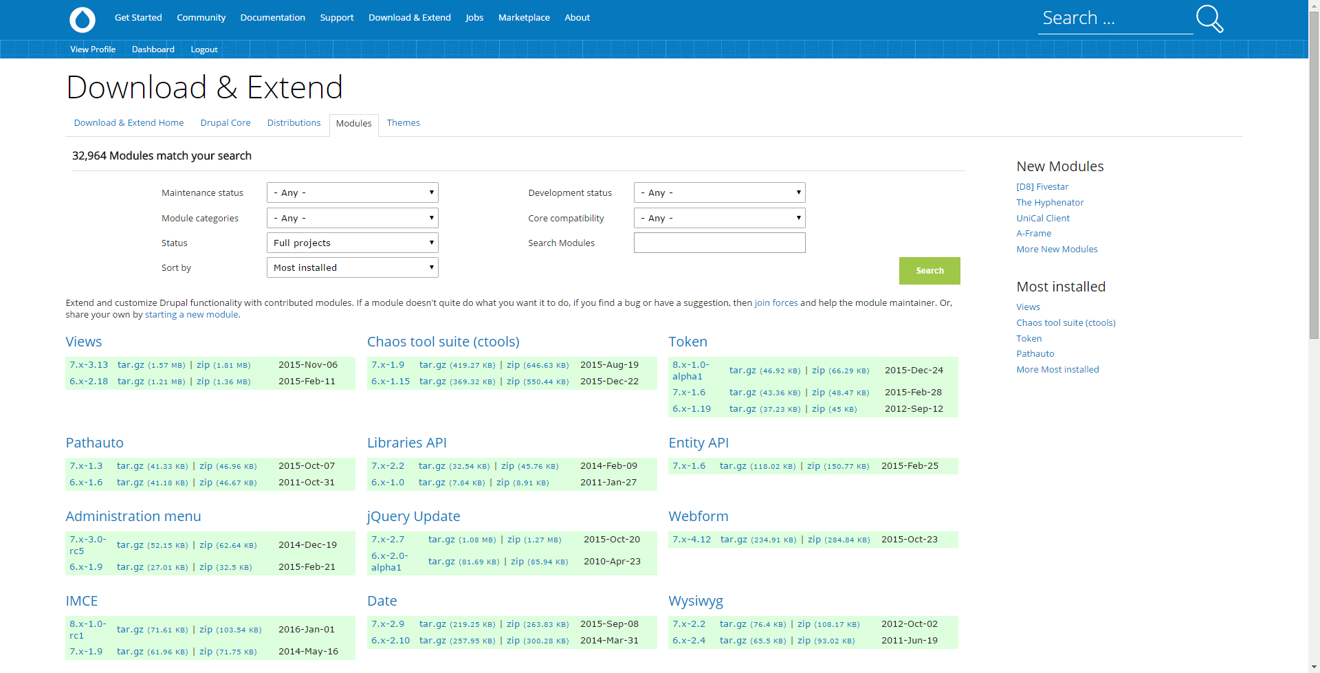 Push to get the Drupal Organization to update the Drupal forums ...